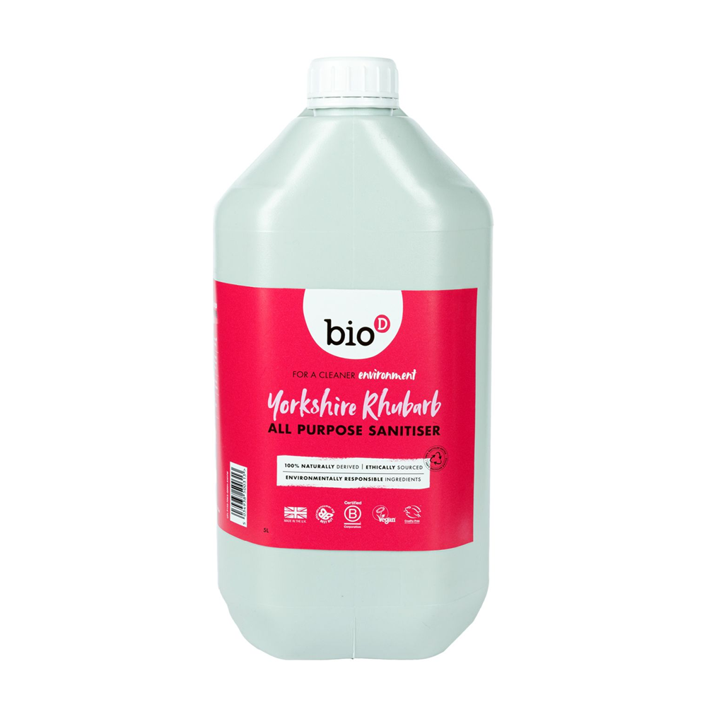 Bio-D York Rhubarb All Purpose Sanitiser 5 Litre – Navera